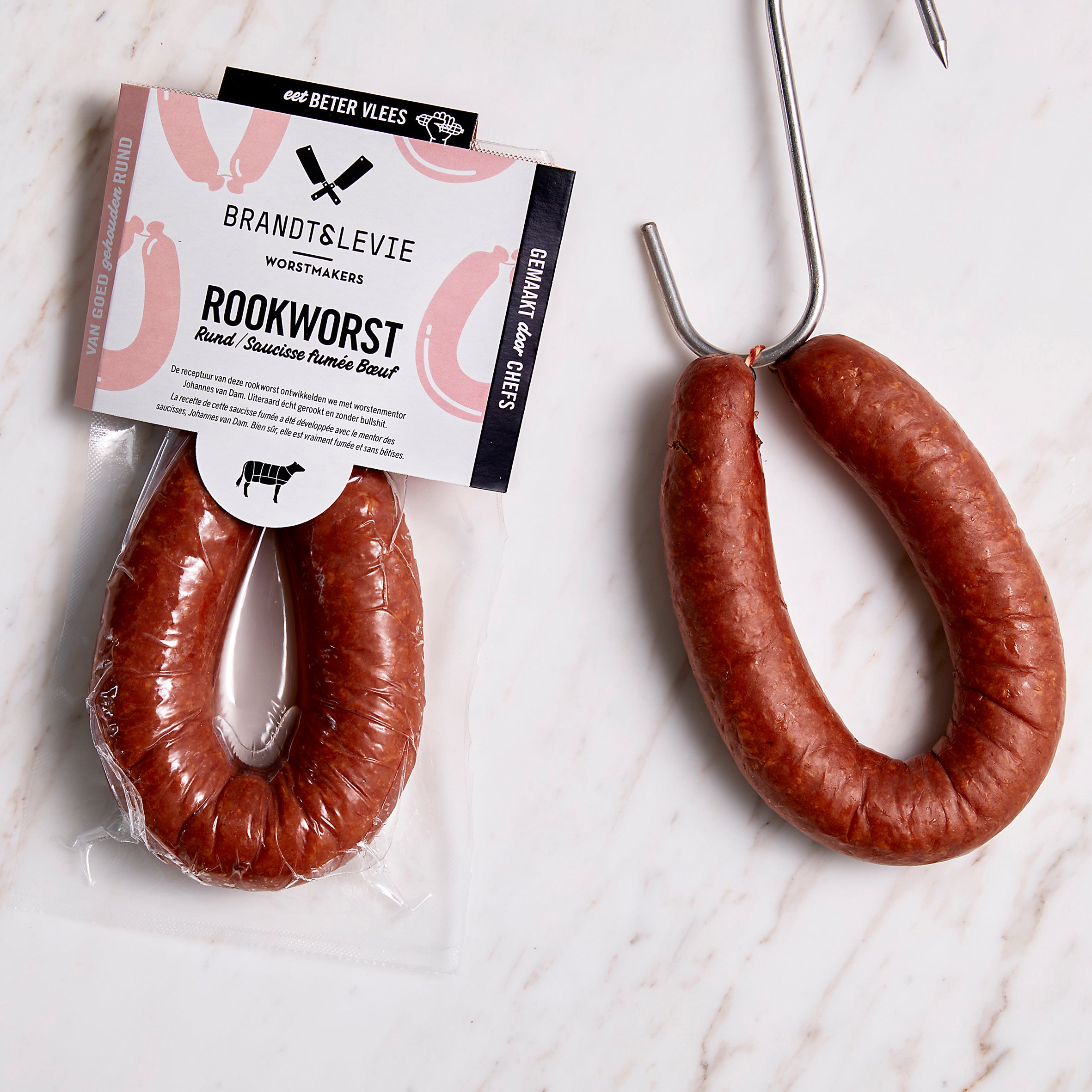 Rookworst Rund – Brandt & Levie - Worstmakers